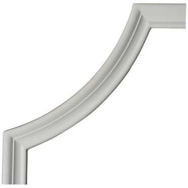 Ekena Millwork 5 1/8"W x 9"H x 1"D, Medium Dover Drop, Lindenwood ...