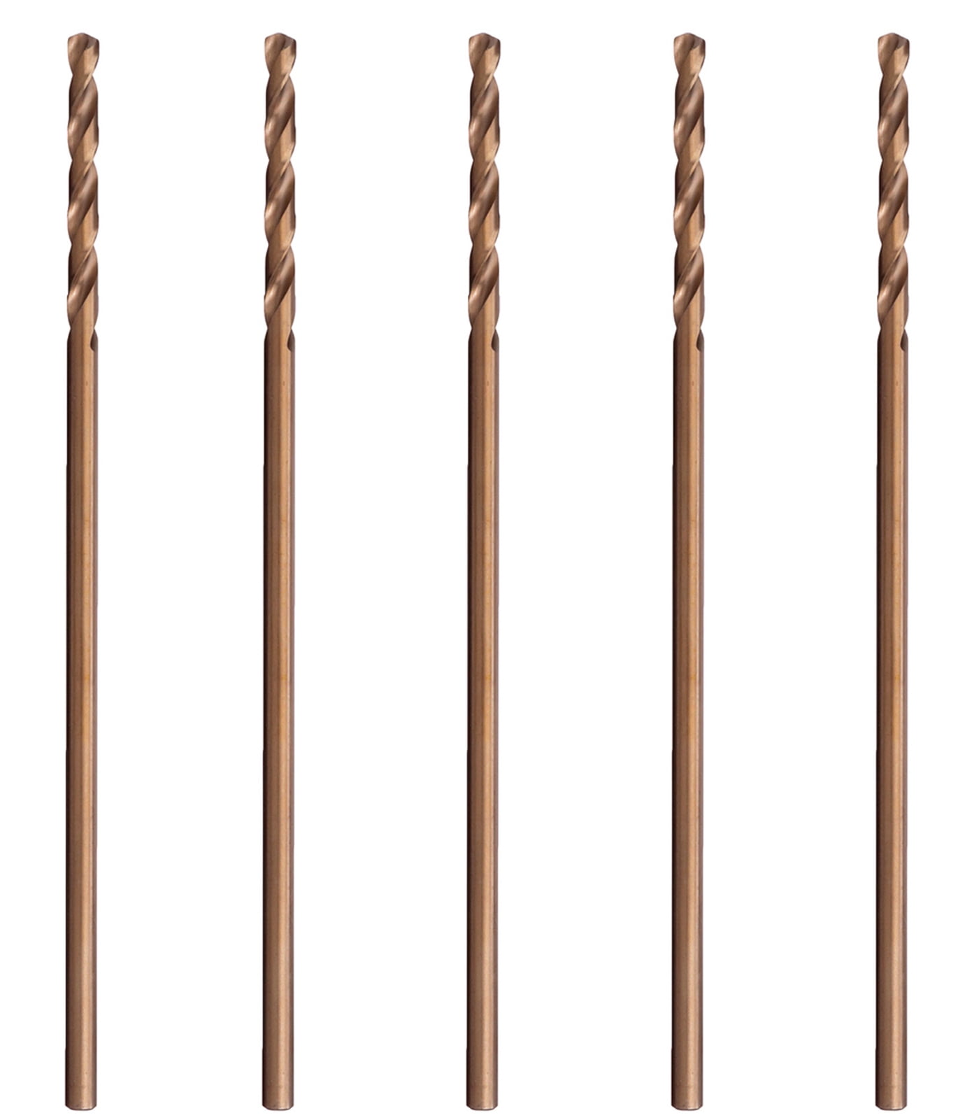 HSS Cobalt Drill Bit Aircraft Extension Long 5Pcs 10#(0.1935") x12 in ...