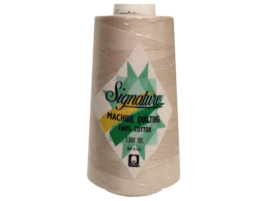Signature 100%Ctn Quilt Thread 3000yd Ivory - Walmart.com