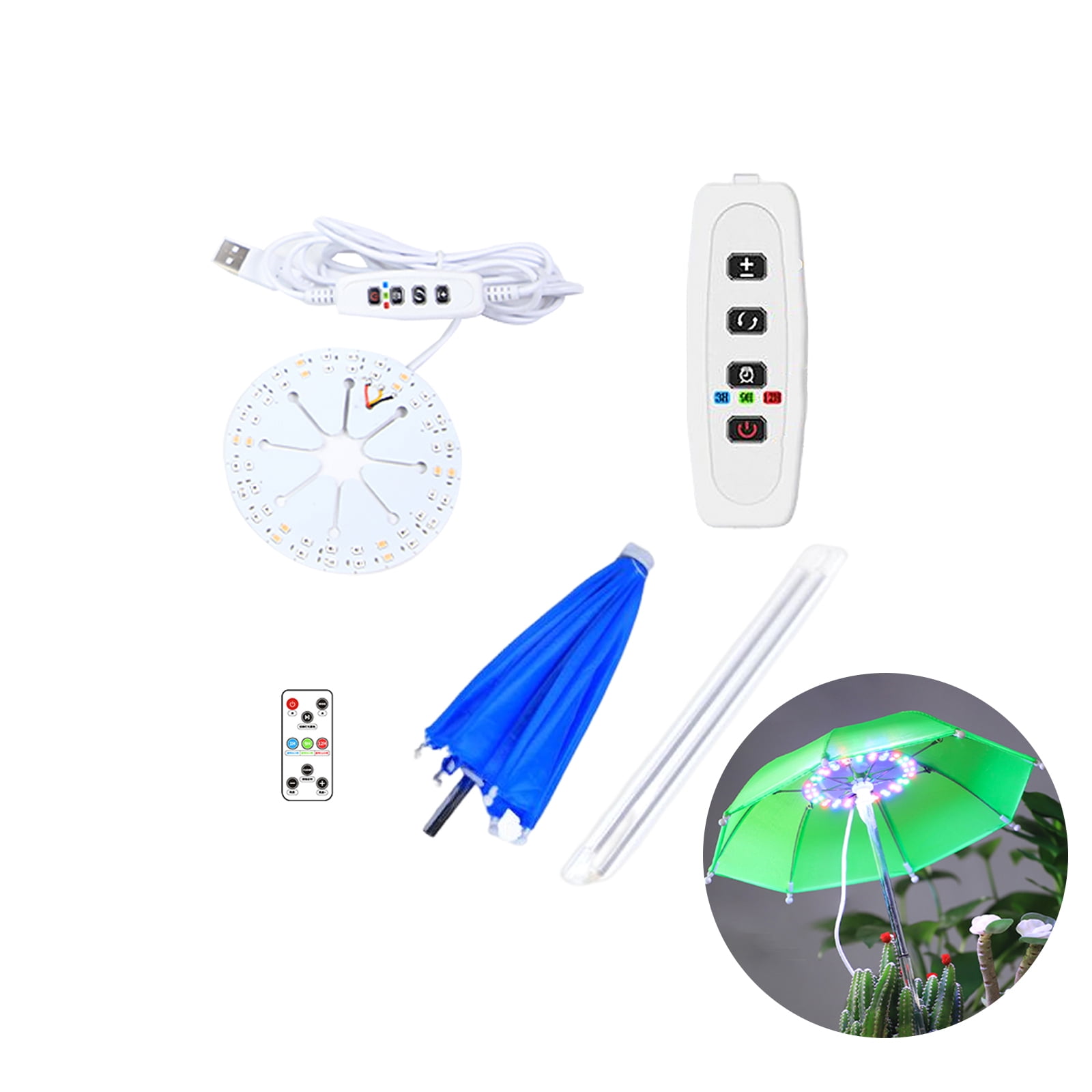 USB Timing Variable Color Lighting Ten Gear Dimming Led Simulating ...