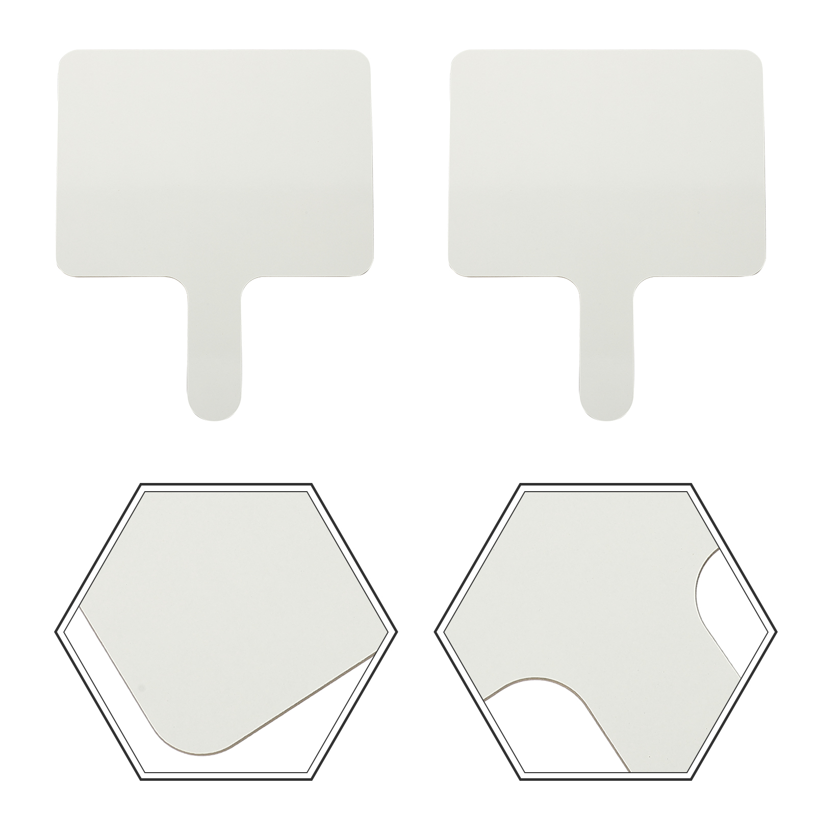 Board Dry Erase Boards Answer White Paddle Whiteboard Kawaii School ...