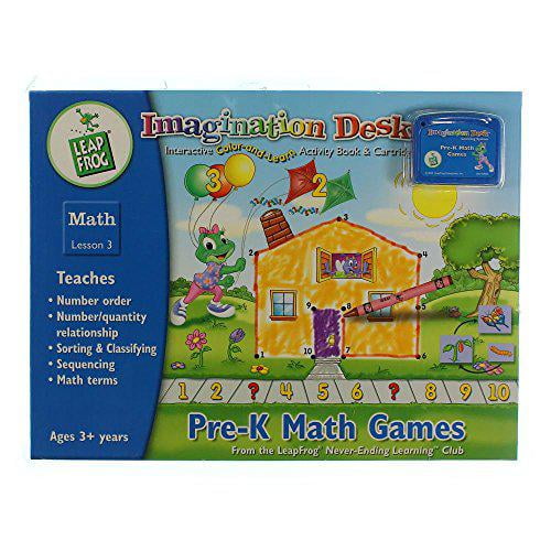 leap frog imagination desk pre-k math games - Walmart.com