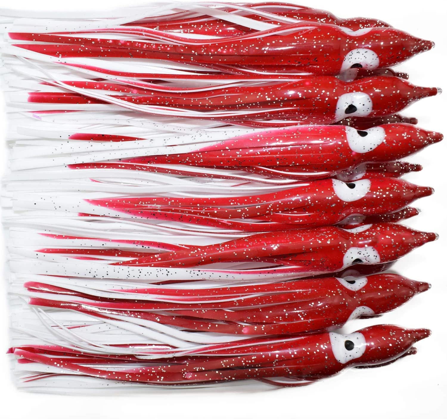 15cm Octopus Fishing Lures Squid Skirt Bait Soft Trolling Fishing Lure ...