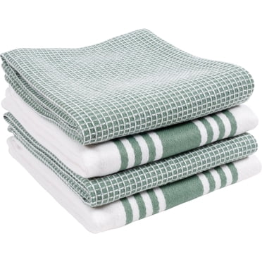 Mainstays, 4 Pack, Kitchen Dish Cloth Set, Multi-color Stripe - Walmart.com