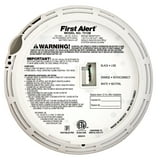 First Alert Hardwired Photoelectric Smoke Detector, Battery Backup ...