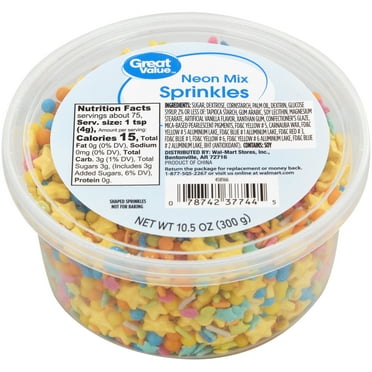 Great Value Rainbow Sprinkles, 10.5 oz - Walmart.com