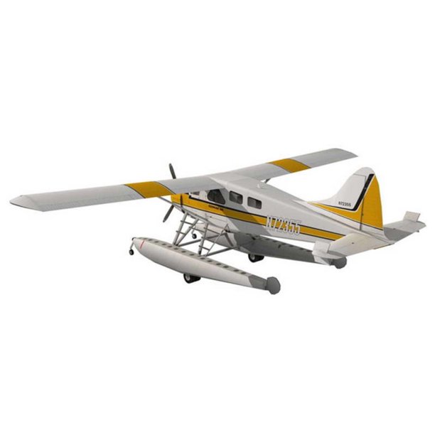 1:32 CAN DHC-2 Beaver Float Seaplane 3D Paper Model Simulation Aircraft ...