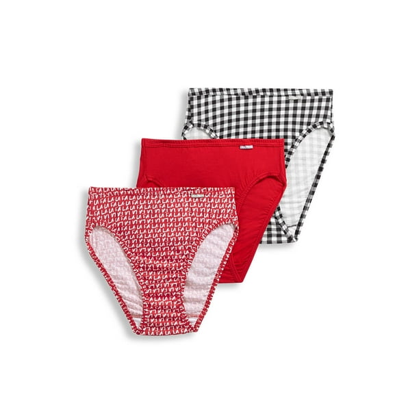 Jockey Womens Elance French Cut 3 Pack Underwear French Cuts 100