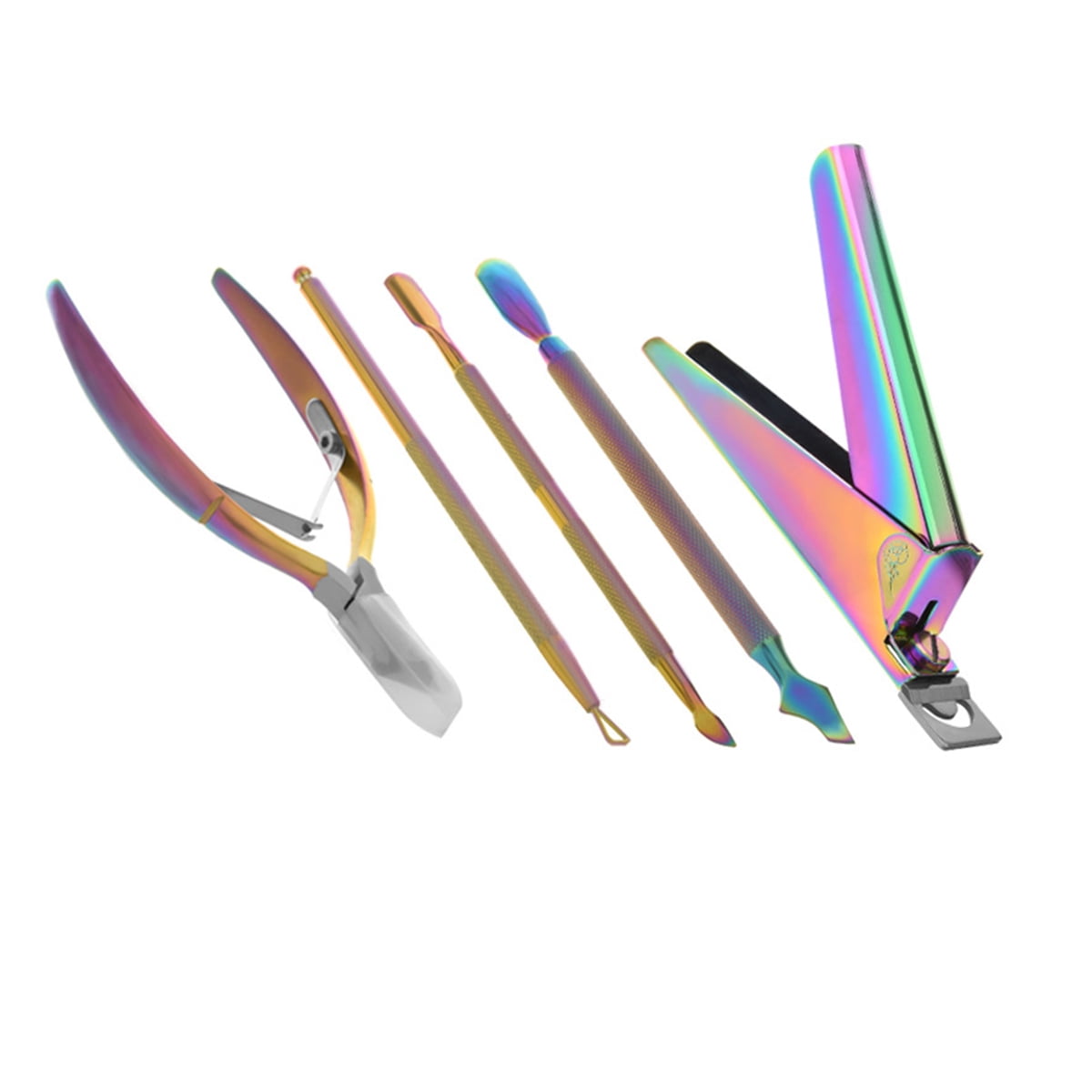 TureClos 1 Set Nail Clippers for Acrylic Nails Tip Multifunction ...