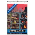 Minecraft - Cube Wall Poster with Wooden Magnetic Frame, 22.375" x 34 ...