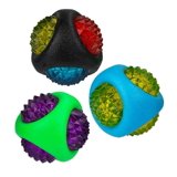 Dog Dental Lighted TPR Translucent Diamond Balls 3 inch Small to Medium ...