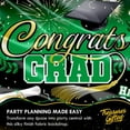 Green Graduation Backdrop - Green Graduation Party Supplies - Walmart.com