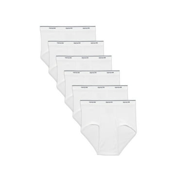 Fruit of the Loom Men's Cotton White Briefs 7 Pack - Walmart.com