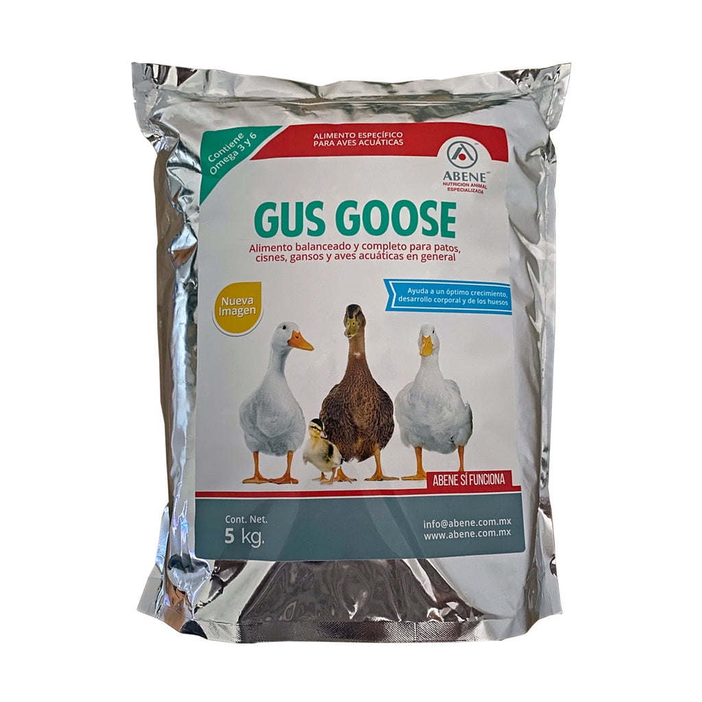 Alimento para Aves Acuáticas Gus Goose 5 Kg Abene Patos Cisnes Gansos ...
