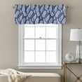 Beige Ferns Window Valance for Kitchen, Marine Plants Fronds Floral ...