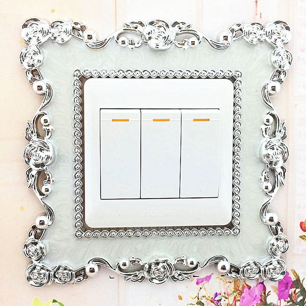 iOPQO stickers Home Switch Cover Square Shape Switch Wall Light Socket ...