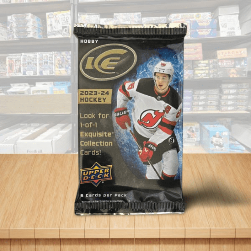 Click here for 2023-24 Upper Deck Ice Hockey Hobby Pack - Look Fo... prices