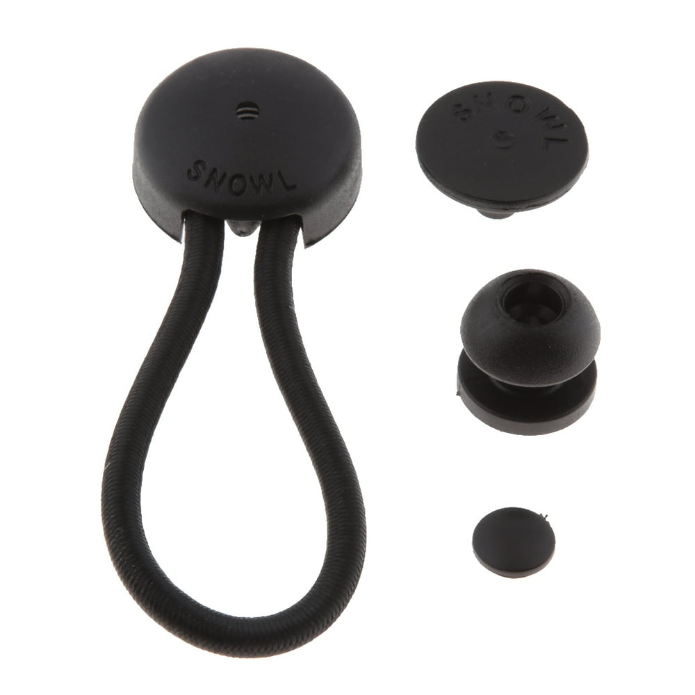 Ball Bungee Bungie Cord Heavy Duty Boat Canopy Tarp Tie Downs Kit Black