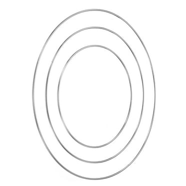 Uxcell 1.8 Inch Dream Catcher Rings, 24 Pcs Plastic Macrame Wreath ...