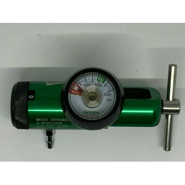 Lightning X Mini Oxygen Regulator, CGA-870, 0-15lpm Flow Rate, w ...