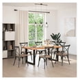 Solid Oak Dining Table Top - Light Brown Rectangular - 70.9x39.4 Inch ...