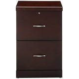 2 Drawer Vertical Wood Lockable Filing Cabinet, Espresso - Walmart.com