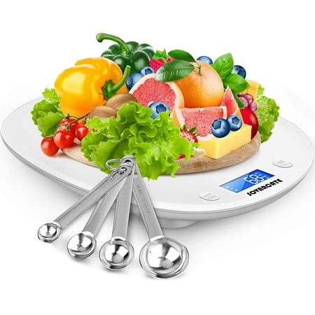 Large Digital Kitchen Food Scale – Measuring Food Portions – LCD Back ...