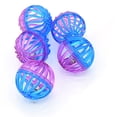 Border Pet Cat Toy Colored Bell Colorful S Plastic Small Ring Sound Cat ...