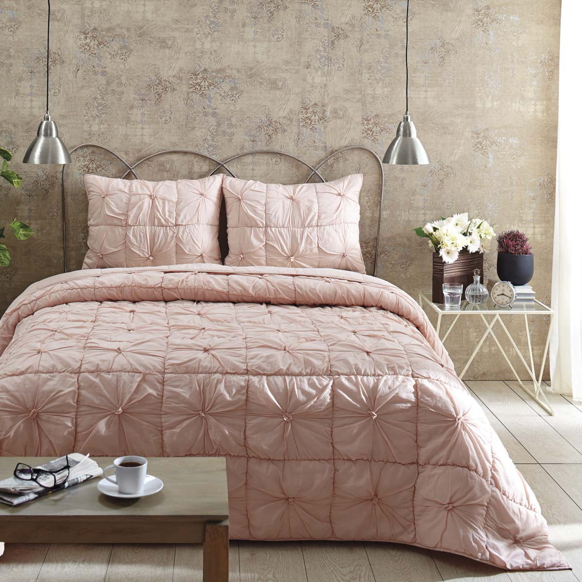 VHC Farmhouse Bedding - Camille Quilt Set - Walmart.com