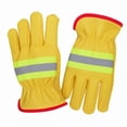 2pcs Premium Sheepskin Work Gloves - Durable Leather with Adjustable ...