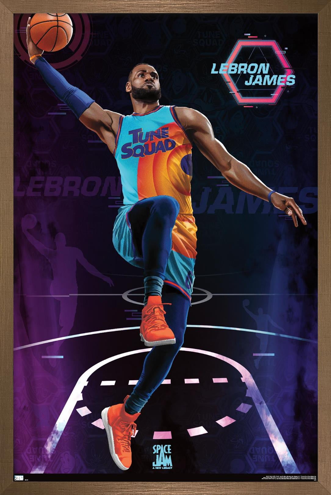 Space Jam: A New Legacy - LeBron James Wall Poster, 22.375" x 34 ...