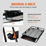 BENTISM Roof Rack Cargo Basket 200 lbs 64"x39"x6" Capacity Extension ...