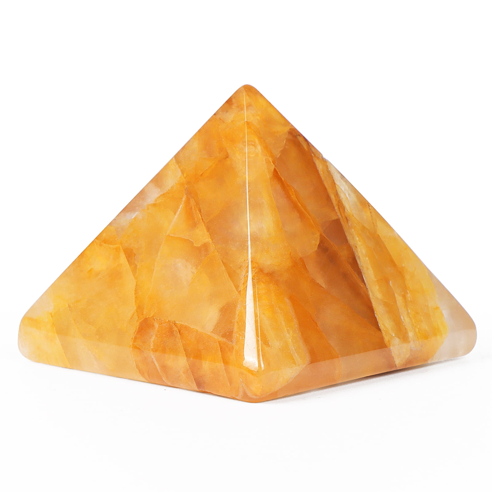 Artistone 1.6 Inches Citrine Crystal Orgone Pyramid Positive Energy ...
