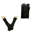 COMEET long gloves, Muslims Arab Black Gloves for Women Sunproof Arm Covers Embroidery Long Arm ...