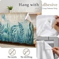 Blue Summer Ocean Cabinet Curtain, Jellyfish Seaweed Vintage Newspaper ...