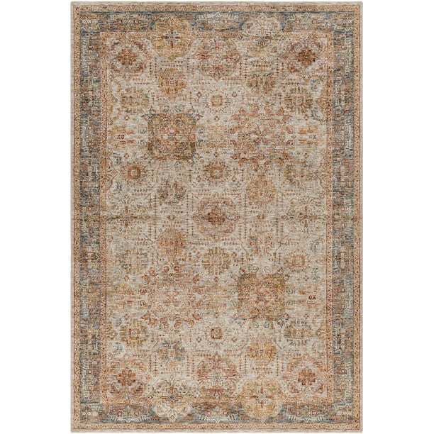 Mark&Day Area Rugs, 5x7 Belvue Traditional Ivory Area Rug (5' x 7'5 ...