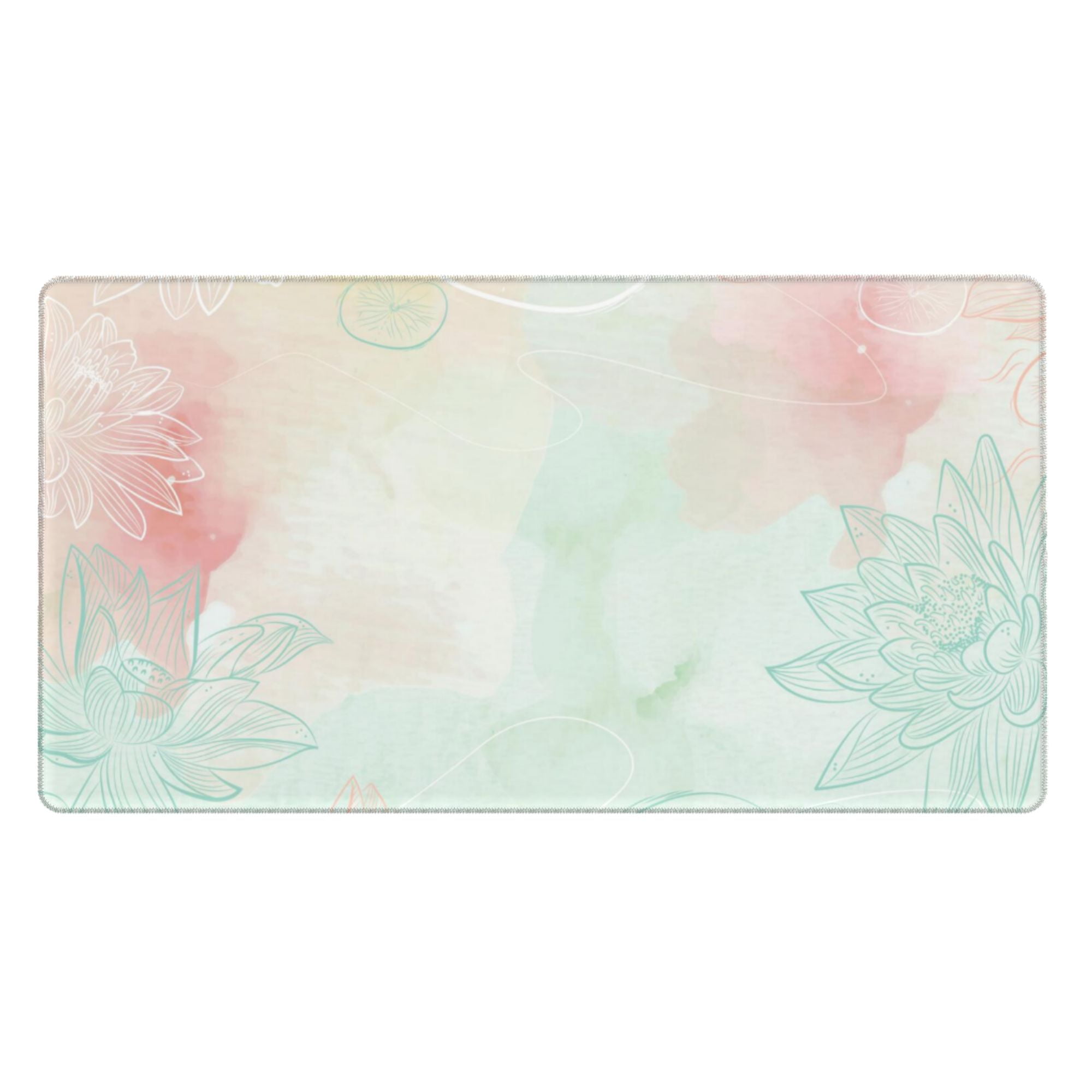 ZICANCN Gaming Mouse Pad, Elegant Floral Line Flower Art Large Mouse ...
