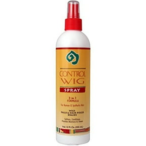 Bonfi Natural Oil-Free Wig Shine Spray 8 oz for Dry & Synthetic Hair ...
