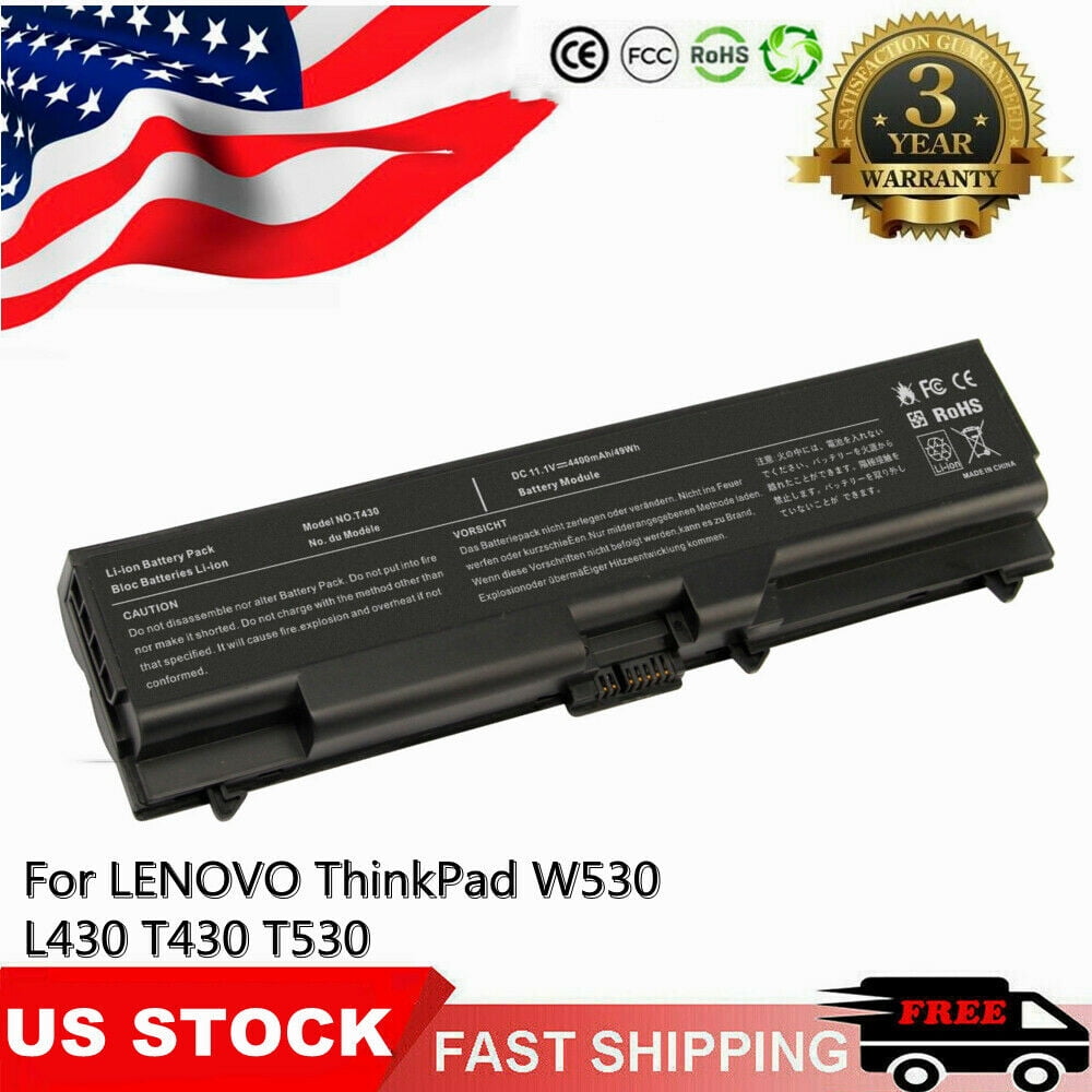 Battery for Lenovo ThinkPad T430 T530 W530 L430 45N1000 45N1001 42T4817 ...