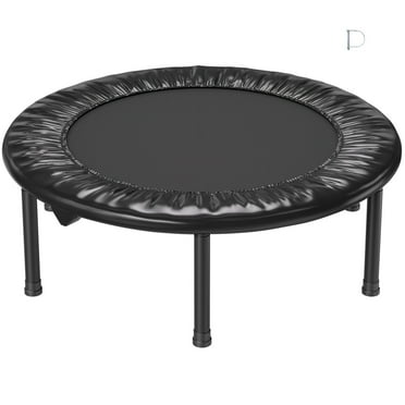 "Soozier Mini Backyard Outside Single Person Trampoline with Adjustable ...