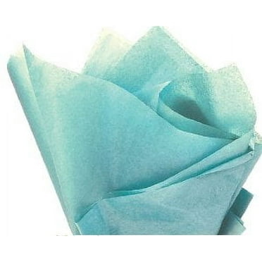 Sapphire Blue Solid Colored Gift Wrap Pom Pom Tissue Paper, 15x20 ...