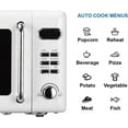 Compact Countertop Microwave Oven with Button Control, LED Display ...