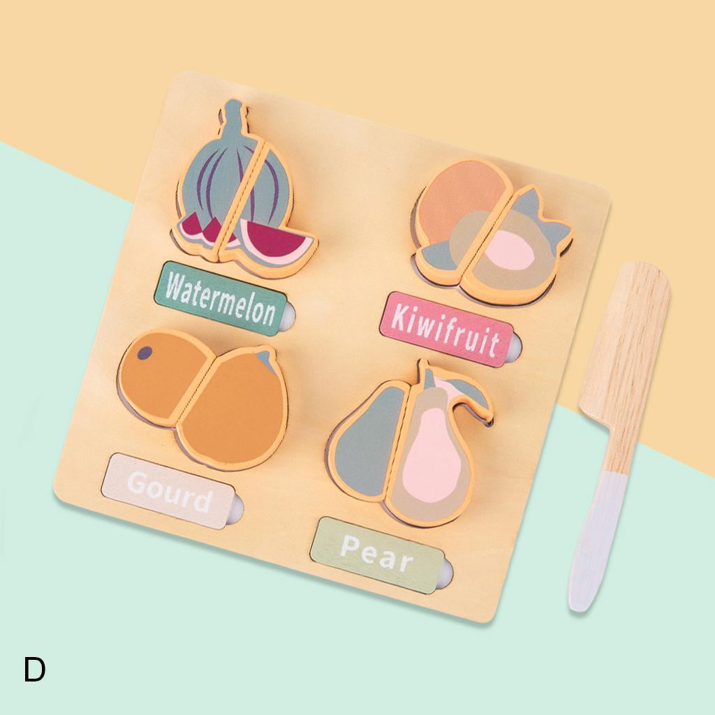 Tablero de rompecabezas Juguetes Vocabulario de y verduras Coordinación ...