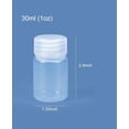 1oz Wide Mouth Reagent Bottle, Laboratory Grade Plastic bottles, Clear ...