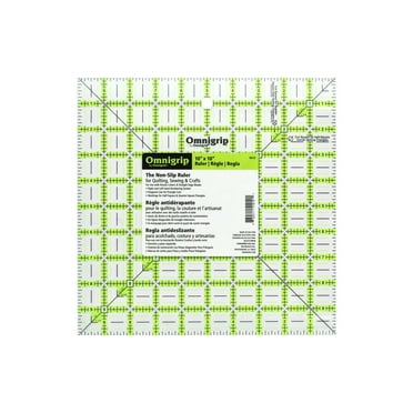 Omnigrip 7.5" Non-Slip Ruler, Square Quilter's Rulers by Omnigrid ...