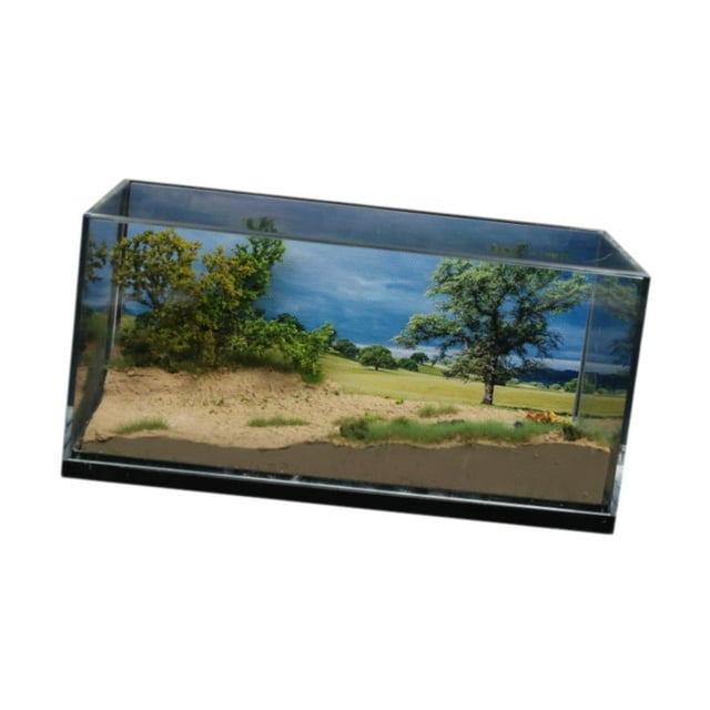 Yinanstore 1/64 Car Scene Model,Forest Country Road Backdrop,Grassland ...