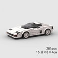 MOC Technical Racing Sports Car Vehicle Speed Champion Racer Building ...