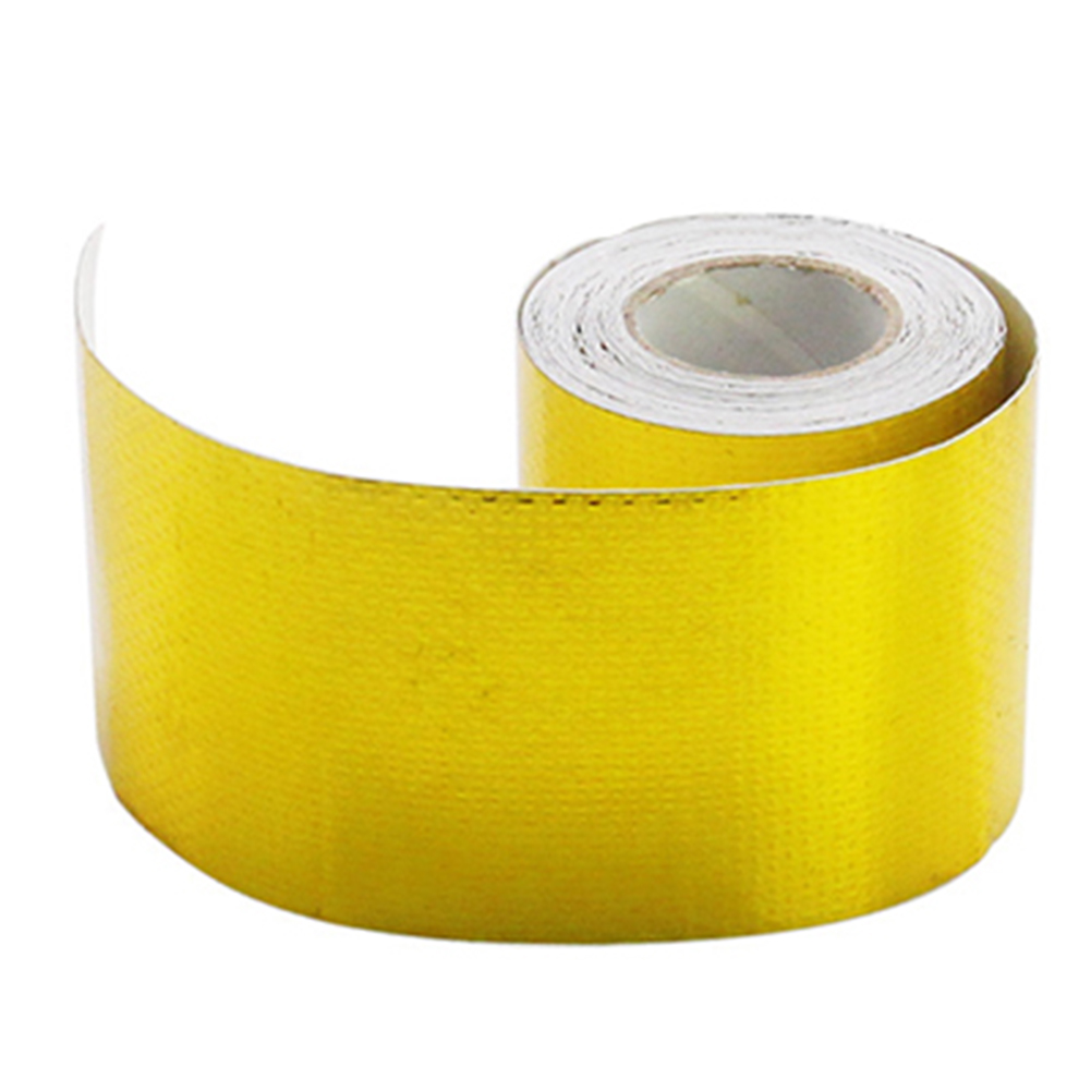 Gold Aluminum Foil Tape Car Exhaust Pipe Decorative Tape 5 Meters Heat ...