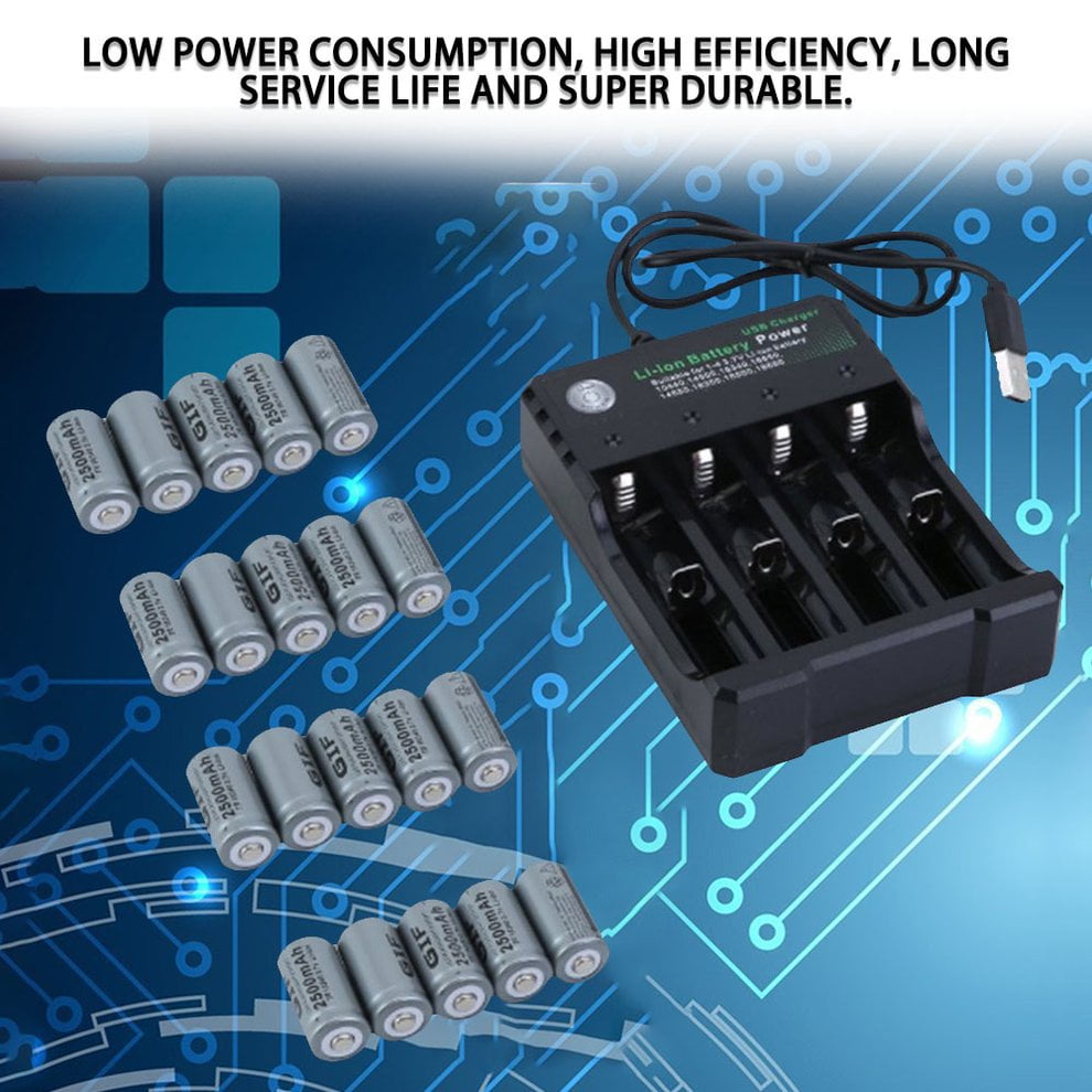 4 Slots batteries charger for Netgear Arlo Security Camera - 20 battery ...