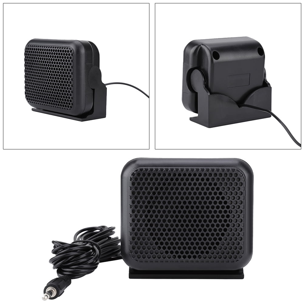 Herwey NSP-100 Mini External Speaker Mobile Radio Microphone for ...